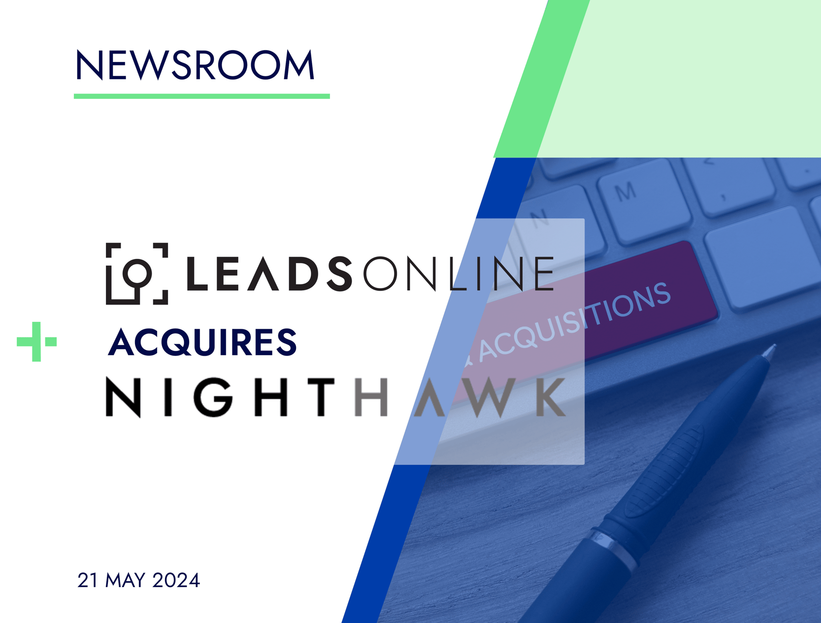 LeadsOnline Announces Strategic Acquisition of Nighthawk.Cloud, Inc. to ...