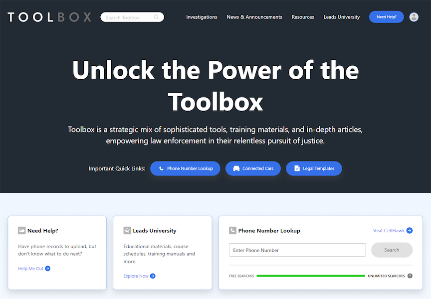 Investigative Resources for Law Enforcement | LeadsOnline